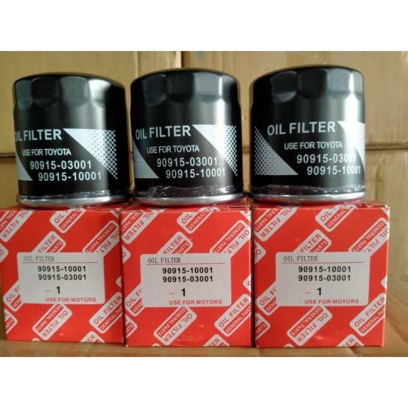 OIL FILTER TOYOTA VIOS 1.3, 1.5, COROLLA 2E, 90915-03001 Toyota packing ...