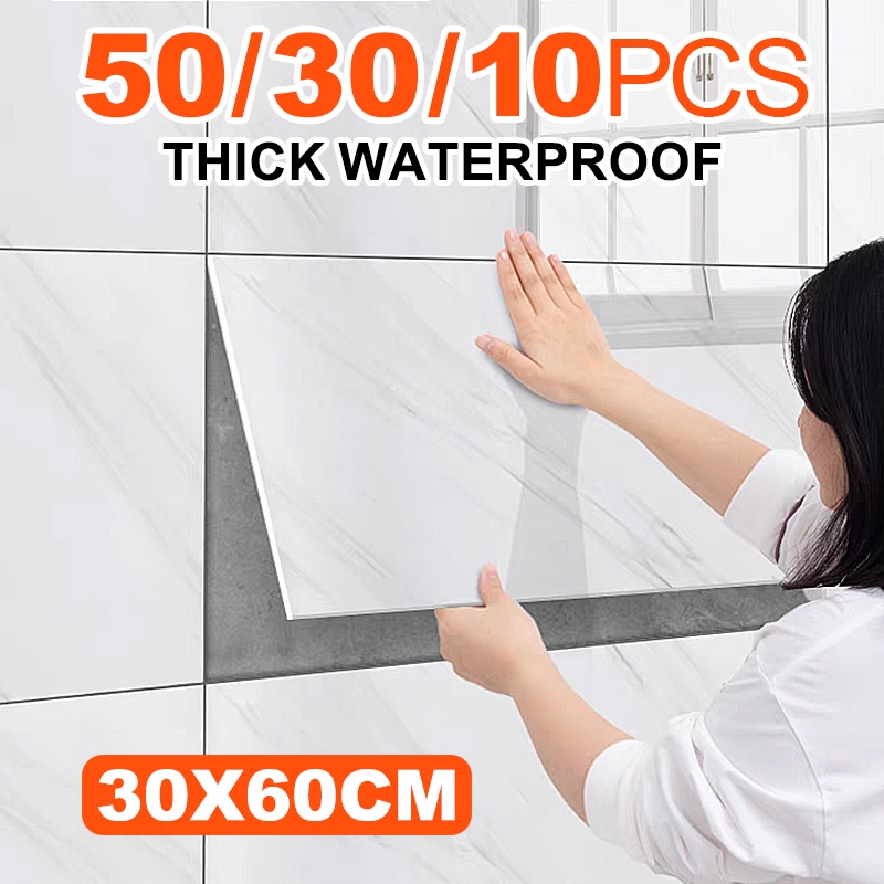 1PCS Marble Tile Sticker Aluminum Composite Panel Self-Adhesive ...