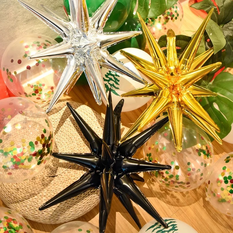 22inch Star Burst Balloon Big Size Foil Balon Party Supplies Birthday ...