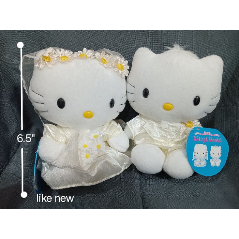 Sanrio Smiles Wedding Couple vintage 1999 Kitty and Dear Daniel stuffed ...