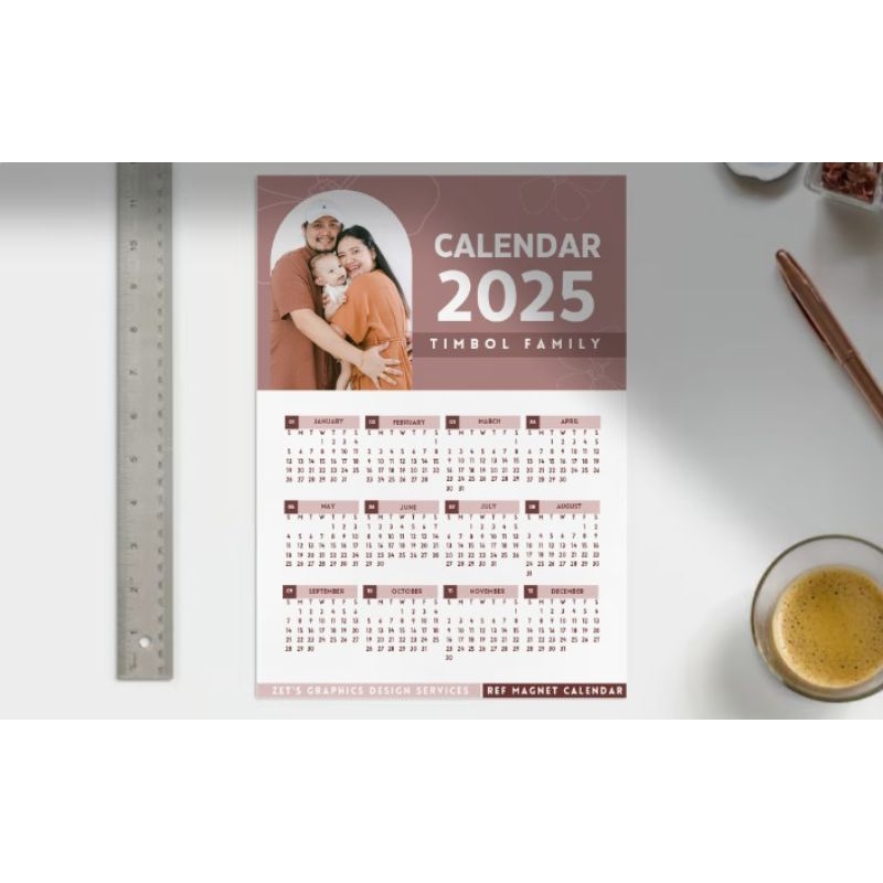 calendar 2025 Ref Magnet A4 size | Shopee Philippines