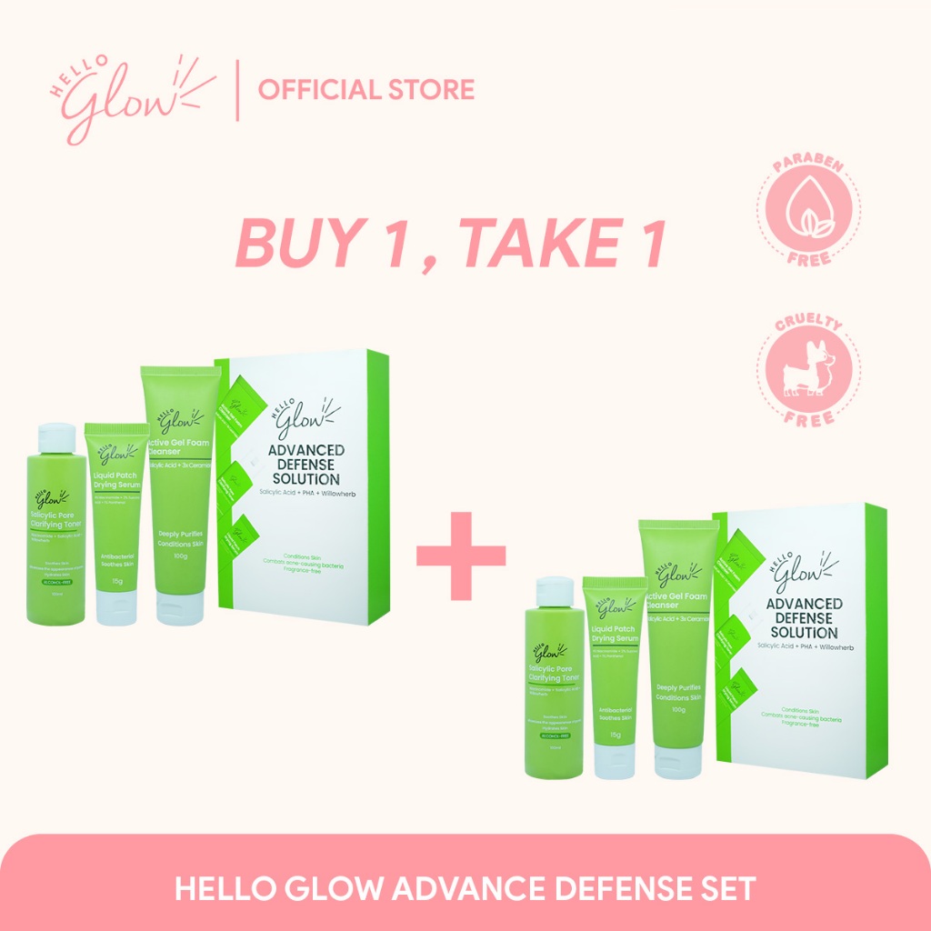 B1T1 Hello Glow Advanced Defense Set | Shopee Philippines