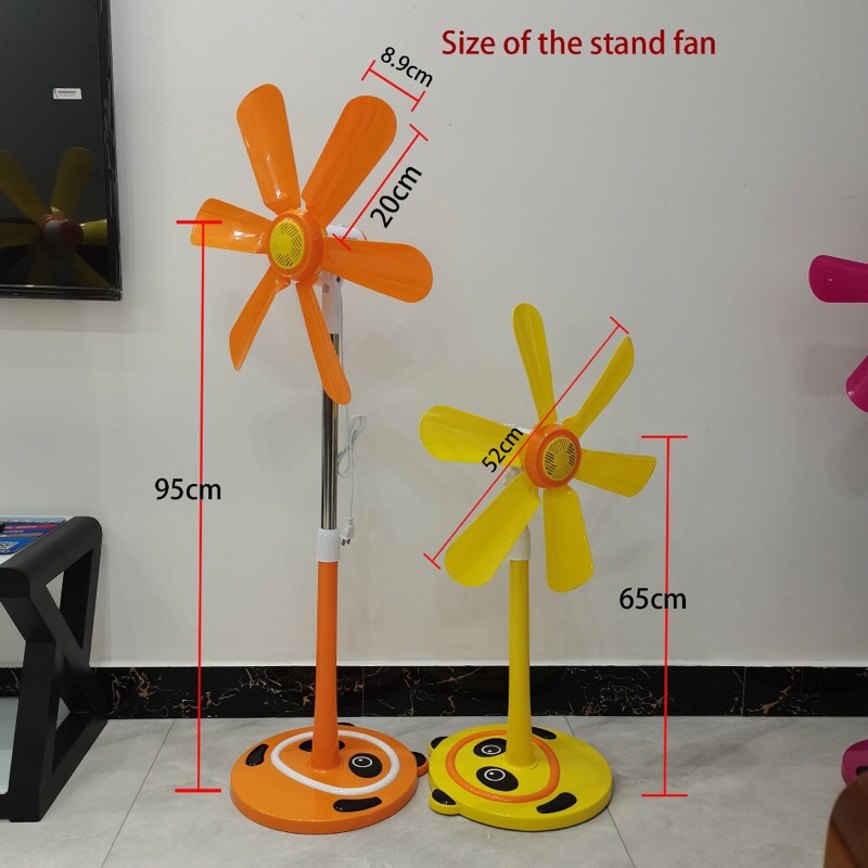 4/5/6 Blades Cute design Stand Fan With 20" Platic blades Family ...