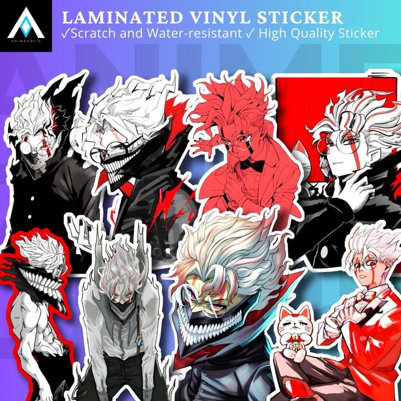 OKARUN “KEN TAKAKURA” DAN DA DAN ANIME STICKERS LAMINATED VINYL ...