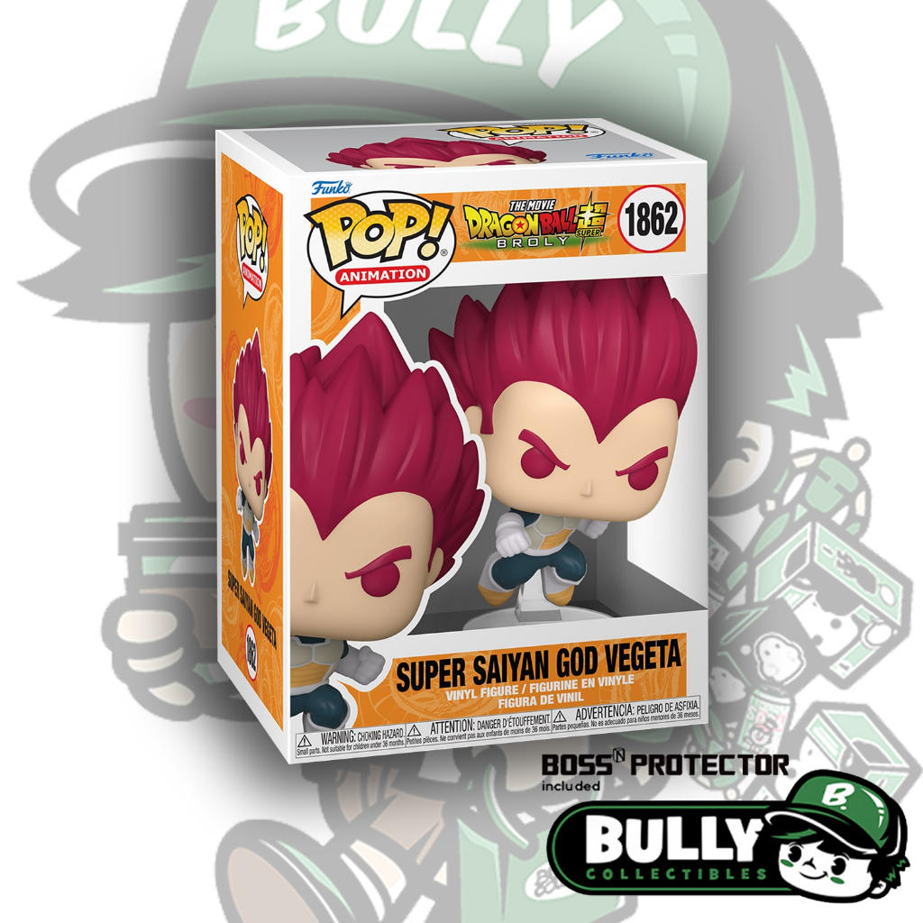 Funko POP! Animation: Dragon Ball Super Broly - Super Saiyan God Vegeta ...