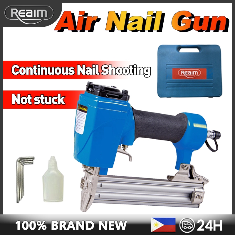 REAIM F30 Pneumatic Nail Gun Pneumatic Tools Nail Gun Heavy-Duty Nail ...