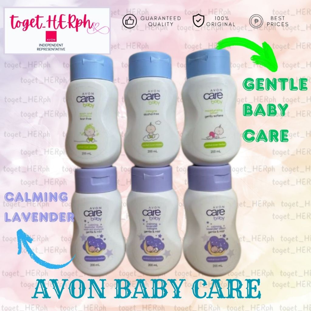 Avon Baby Calming Lavender Cologne,Wash Shampoo,Lotion | Shopee Philippines