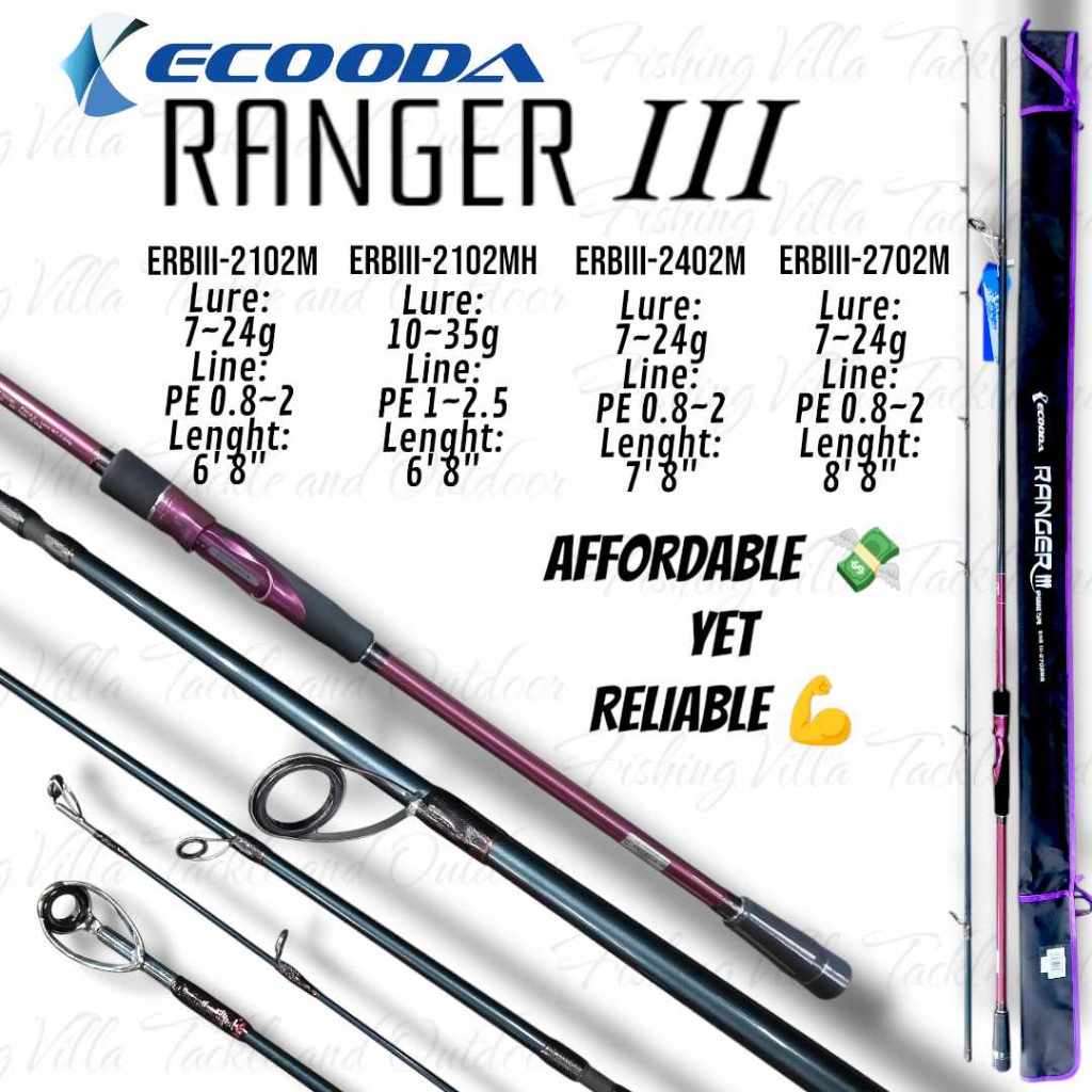 Ecooda RANGER III Spinning Fishing Rod - High Quality Fishing Rod For ...