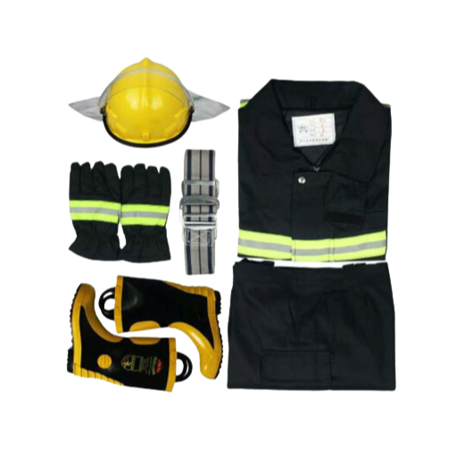 Fireman Suit Complete Set Premium Quality Thick Fireman Suit | Shopee ...