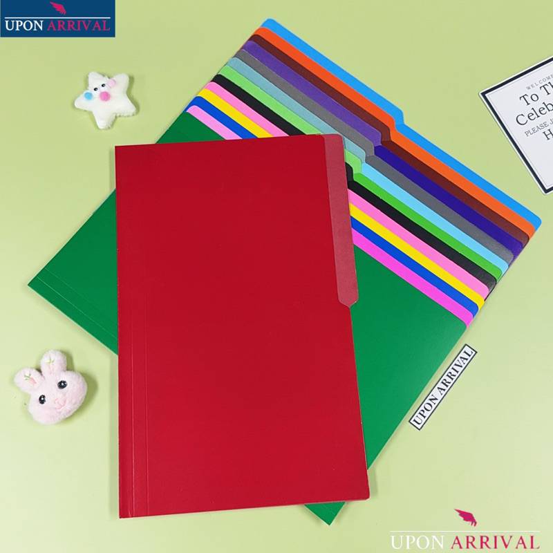 10pcs Long Colored Folder Legal Size Folder Document File Folder School ...