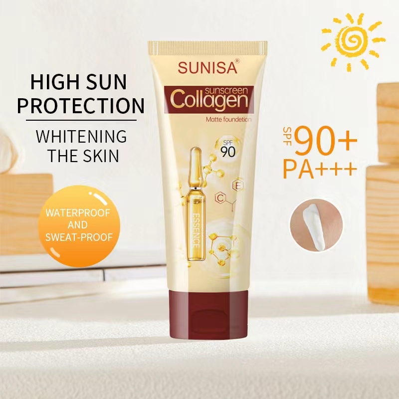 SPF 90 Collagen Sunscreen - Hydrating & Long-Lasting Sun Protection ...