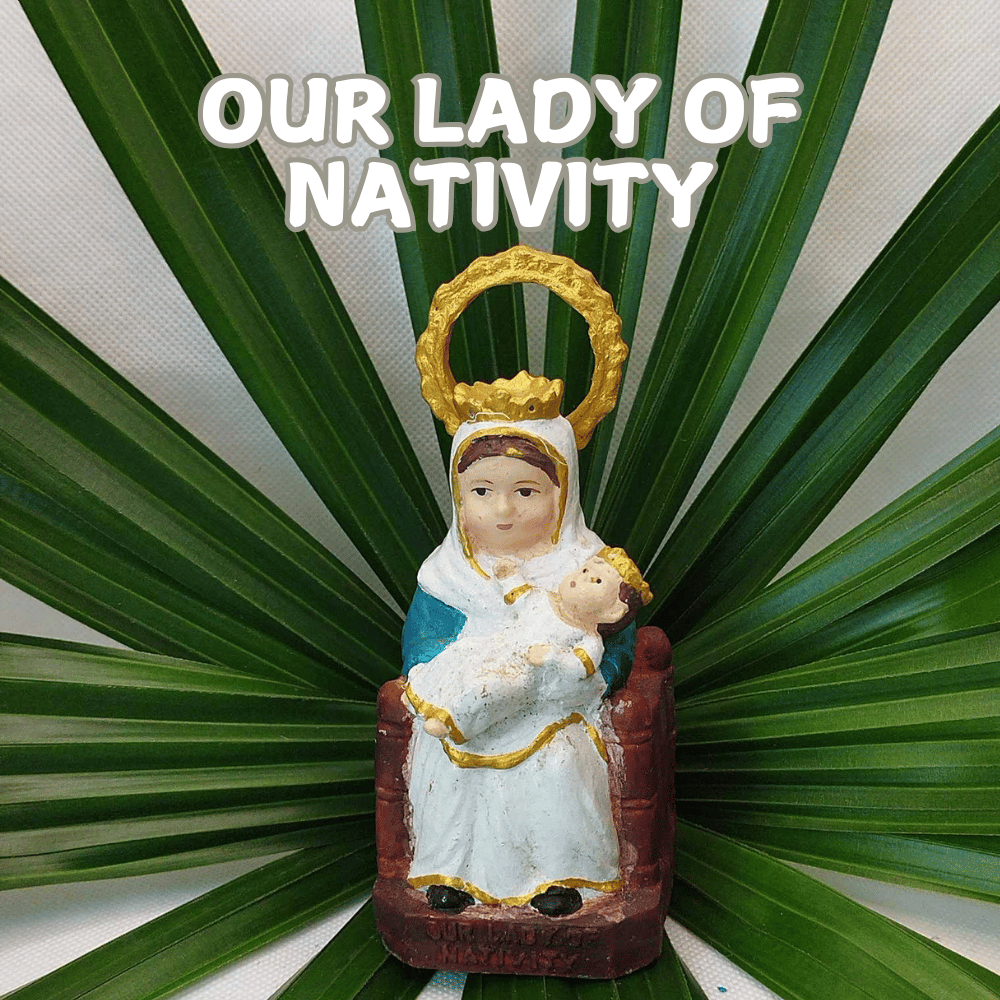 Chibi Our Lady Of Nativity Religious Mini Statues 3.5 to 4 inches ...