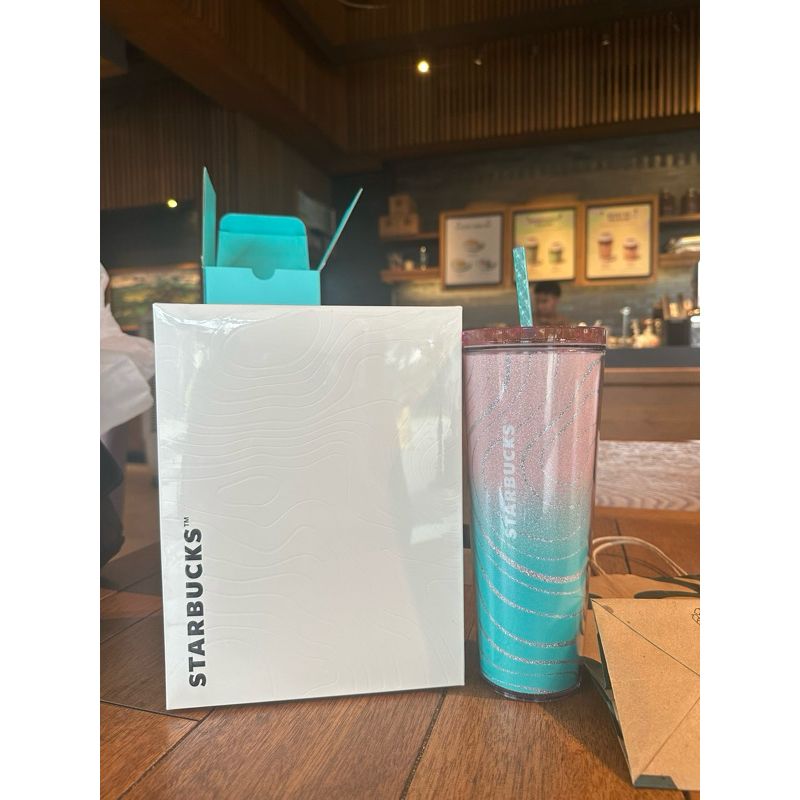 Starbucks Turquoise Cold Cup 2025 Philippines (with Box) | Shopee ...