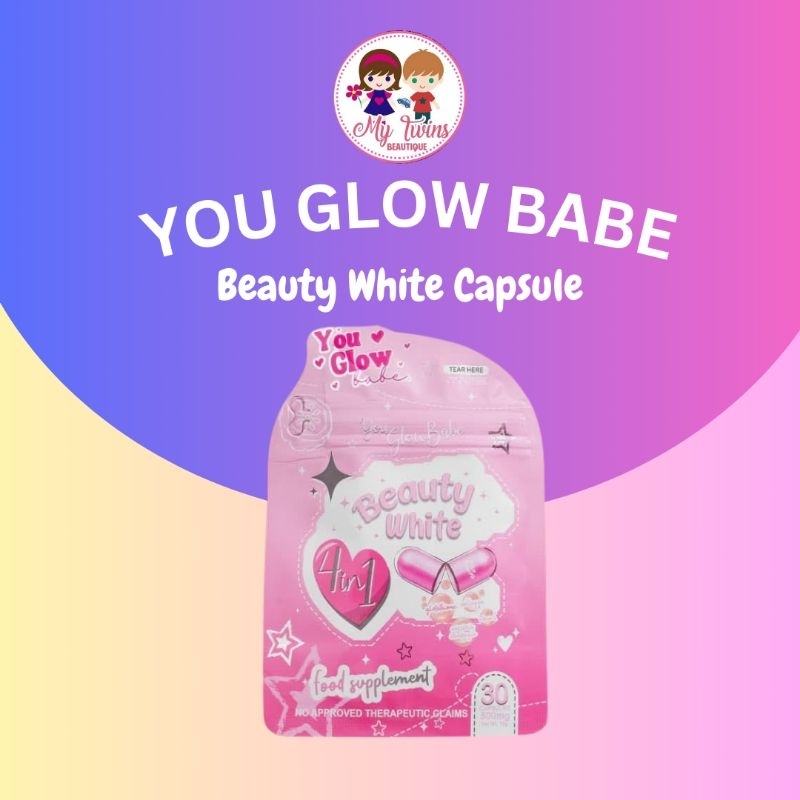 You Glow Babe Beauty White Capsule Glutathione Collagen Slimming Capsules | Shopee Philippines