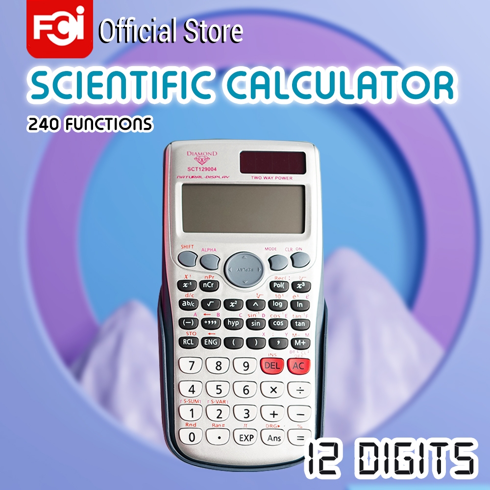 FCI Electronic Basic SCIENTIFIC CALCULATOR School Office Supplies Student CALCULATOR SCT129004 ...