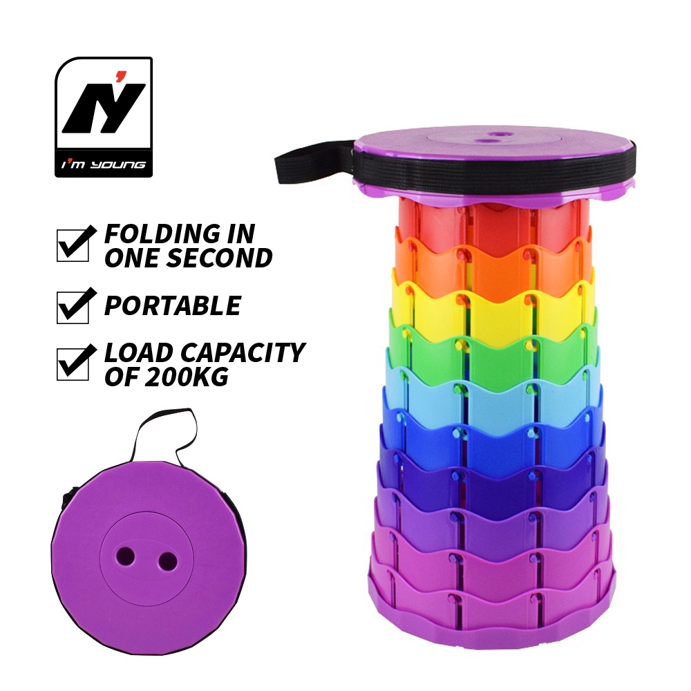 Telescopic Stool Retractable Camping Chair Outdoor Folding Chair ...