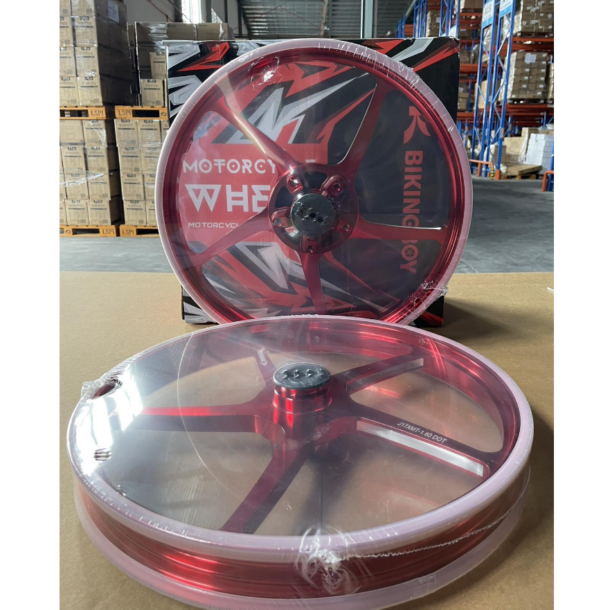 Enkei Full CNC Mags 5 Spokes For Sniper150 Sniper155 1.6*17/1.6*17 ...