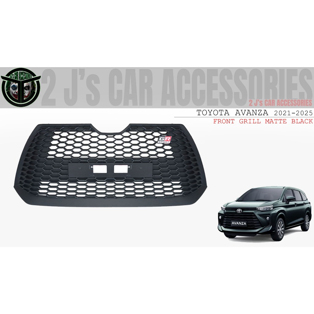 TOYOTA AVANZA 2021 TO 2025 FRONT GRILL COVER / HONEY COMB GRILL /WITH ...