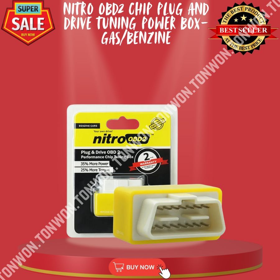 Nitro OBD2 Chip Plug and Drive Tuning Power Box- GAS/BENZINE | Shopee ...