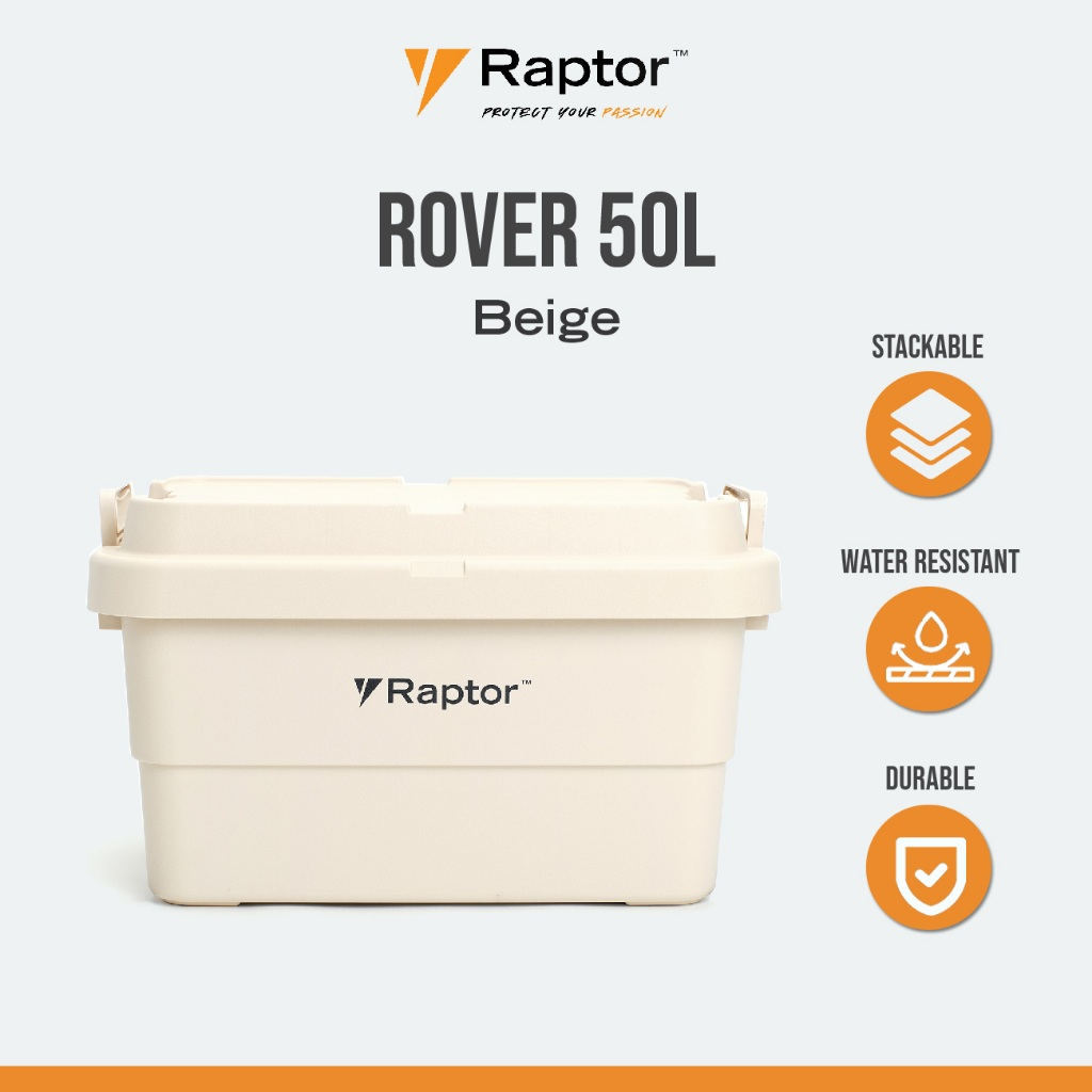 Raptor Storage 50L Rover Trunk Cargo Box Stackable| Raptor PH | Shopee ...