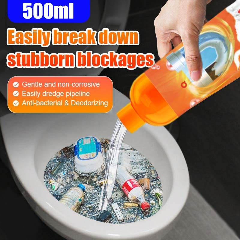 Pipe Cleaner Drain Declogger Toilet Cleaner Stain Remover Pipe Dredging ...
