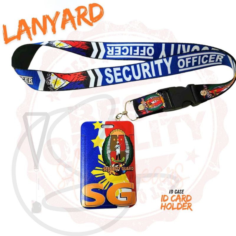 on hand guard lace security guard lanyard holder id lace name cord ...