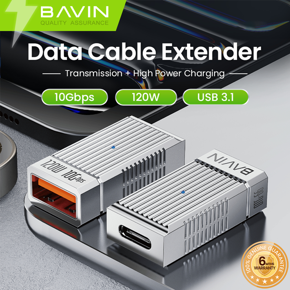 BAVIN O66 120W Type-C to USB 3.1 Converter w/ 10Gbps Data Transfer ...