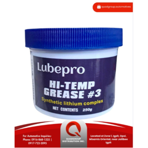 LUBEPRO MP3 BLUE HI-TEMP GREASE 250G | Shopee Philippines