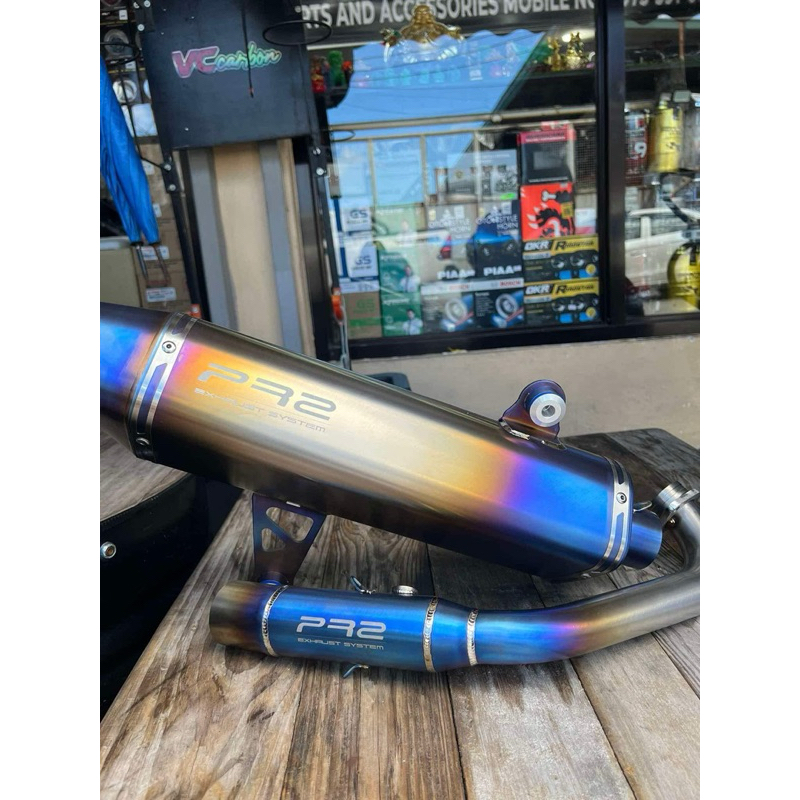 PR2 Full titanium Exhaust Pipe for Xmax v1 and v2 Made in thailand ...