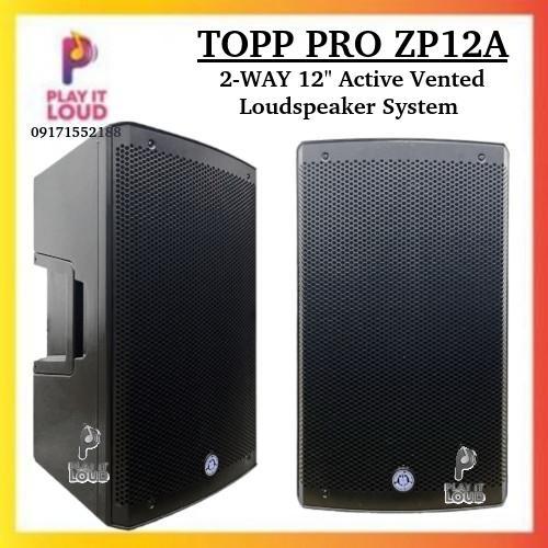 TOPP PRO ZP12A 2-WAY VENTED POWERED LOUDSYSTEM SPEAKER | Shopee Philippines