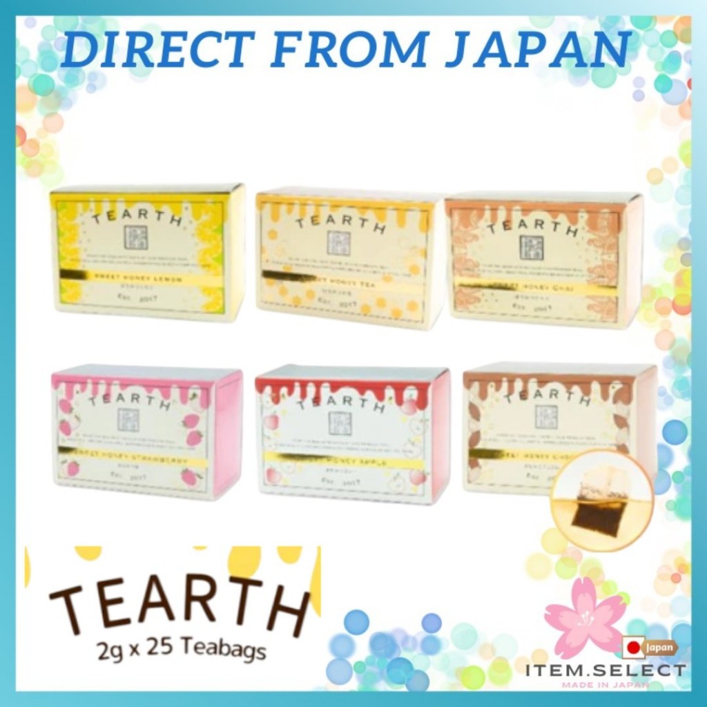 TEARTH Honey Black Tea 2g x 25 Teabags / Individually packaged Direct ...