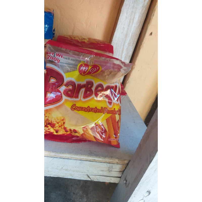 Injoy fries/popcorn flavor barbeque SALE!!!!! (nearly expire) | Shopee ...