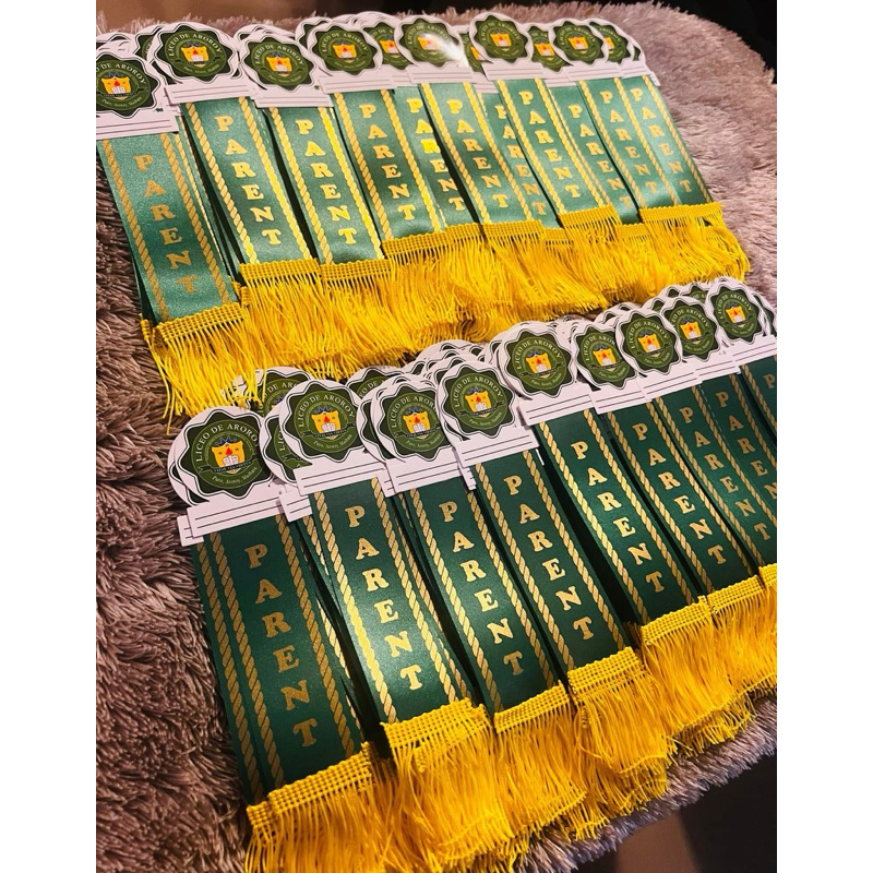 Graduation Ribbon Recognition Ribbon Award Ribbon with customized ...