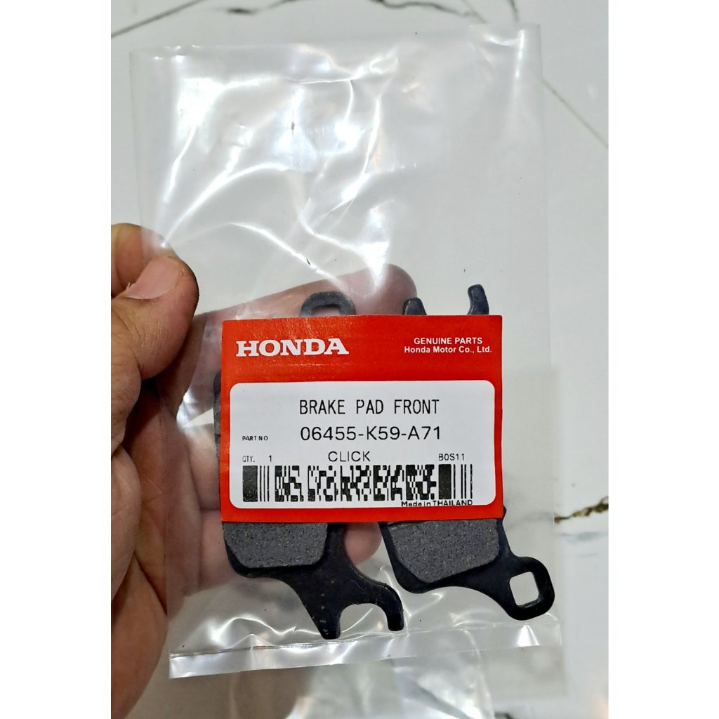 BRAKE PAD HONDA CLICK125 VERSION 2 HONDA CLICK150 THAILAND GENUINE ...