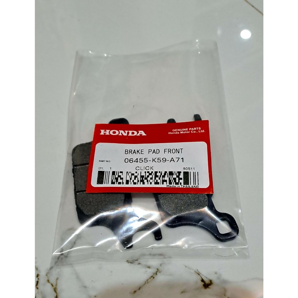 GENUINE BRAKE PAD HONDA CLICK125 VERSION 2 HONDA CLICK150 THAILAND ...