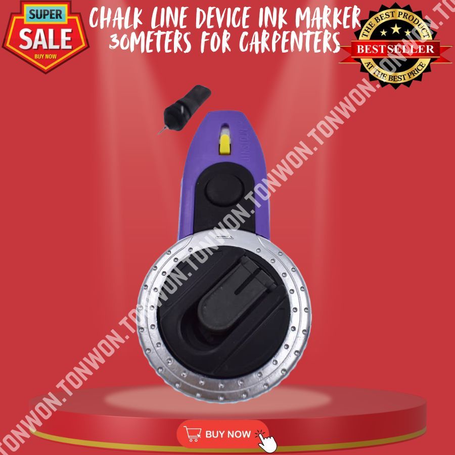CHALK LINE DEVICE INK MARKER 30meters FOR CARPENTERS | Shopee Philippines