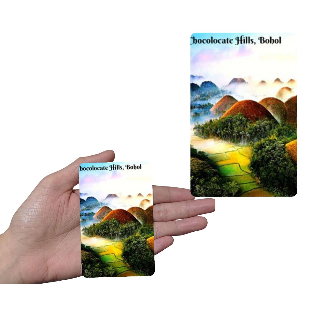 Rubber Ref Magnet Souvenir - Bohol Chocolate Hills Design | Shopee ...