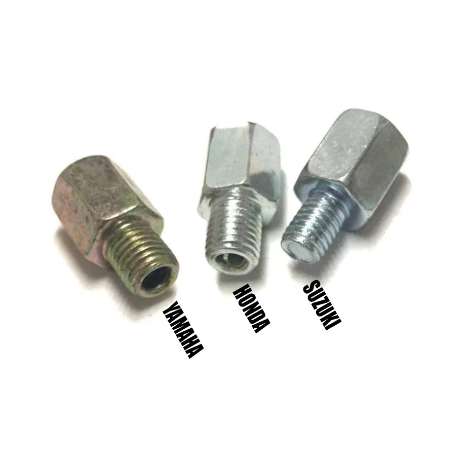 Durable Metal Motorcycle Side Mirror Adapter for Suzuki and Yamaha ...