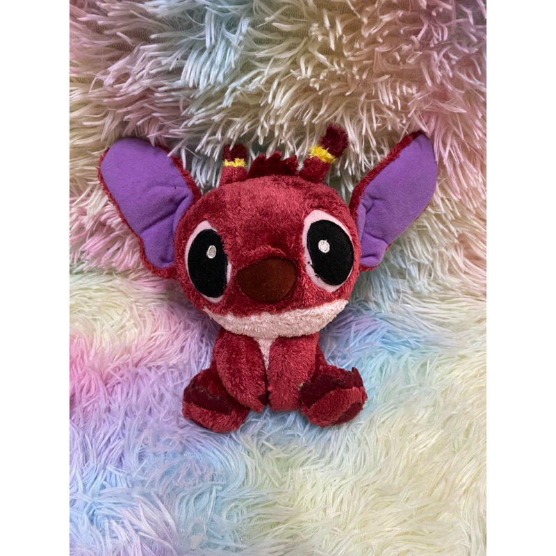 Disney Red Furry Stitch Plush | Shopee Philippines