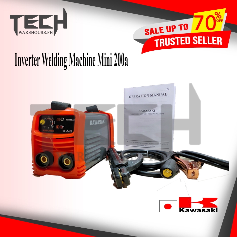 Kawasaki Inverter Welding Machine Mini 200 AMP | Shopee Philippines