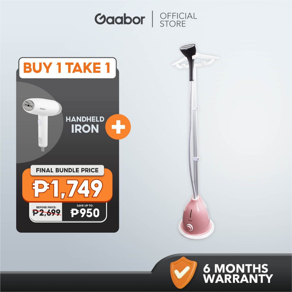 [Buy 1 Take 1] Gaabor Garment Steamer Quick Ironing 1.8L+ Gaabor ...