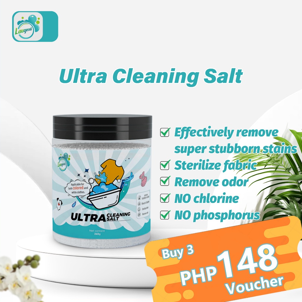【Laugend】Ultra Cleanng Salt, Remove dirts/yellow stains, Wash whites ...