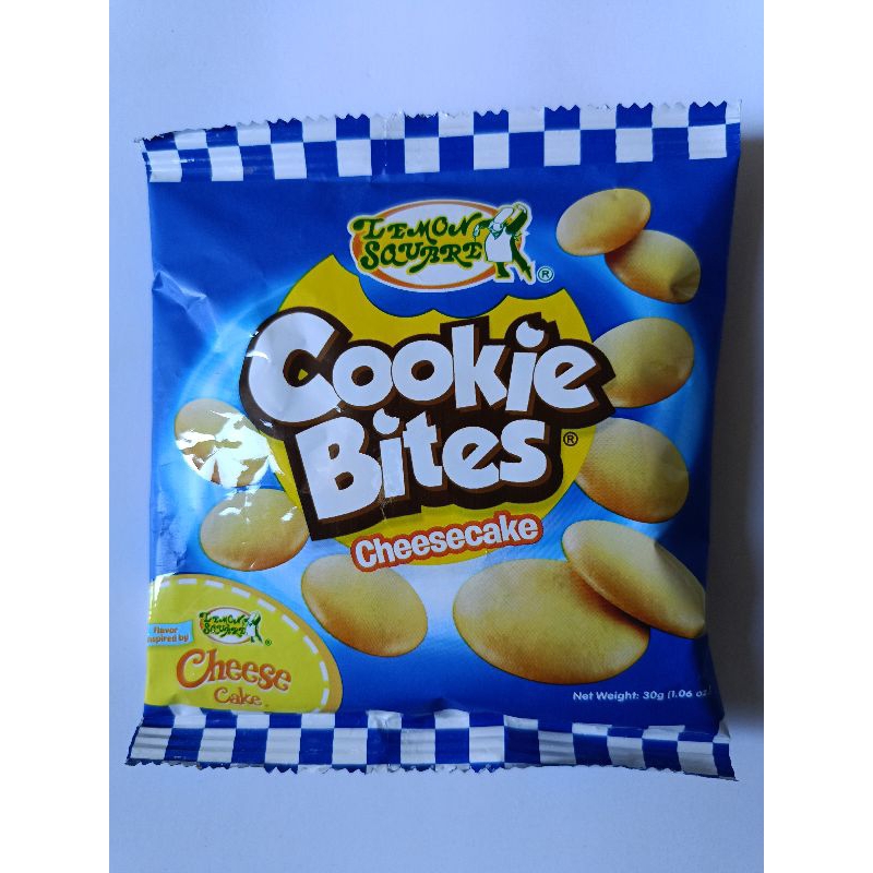 Lemon Square Cookie Bites Cheese Cake 30g | Shopee Philippines