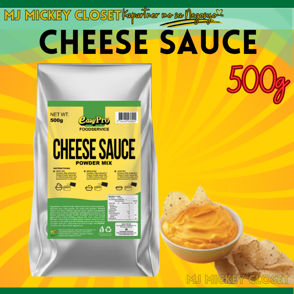 Cheese Sauce Powder Premix EasyBrand Nacho King Cheesemiss Kusinamate ...