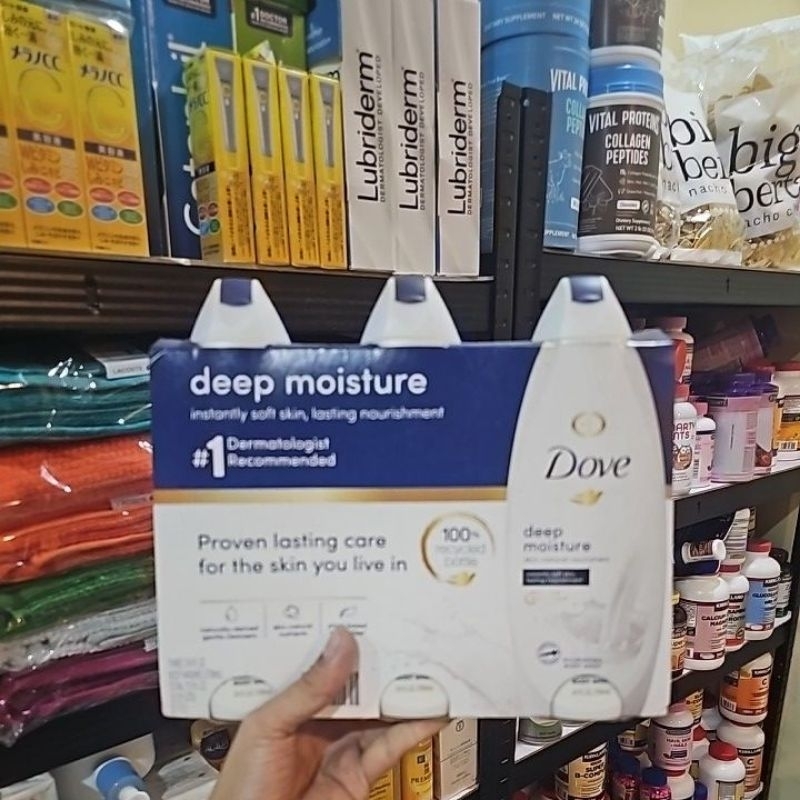 Dove Deep Moisture Body Wash (3/ 24 Oz Net Wt 72 Oz), () | Shopee ...