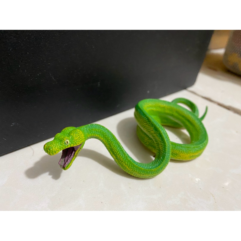 Collecta Animal Toy / Figure Green Tree Python | Shopee Philippines