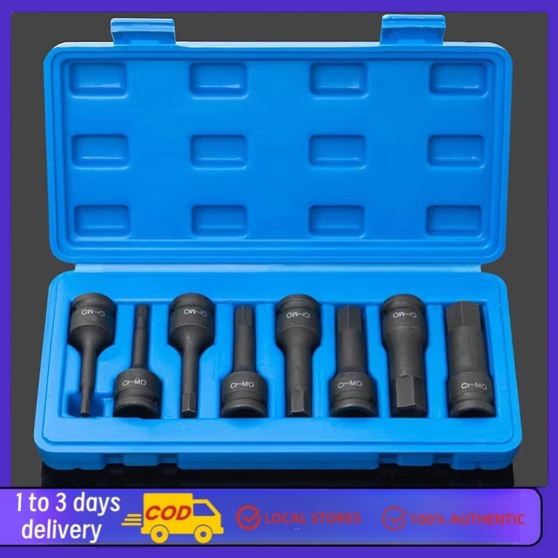 1/2-inch Drive Chrome Molybdenum Steel Hex Key Socket Metric Allen Bit ...
