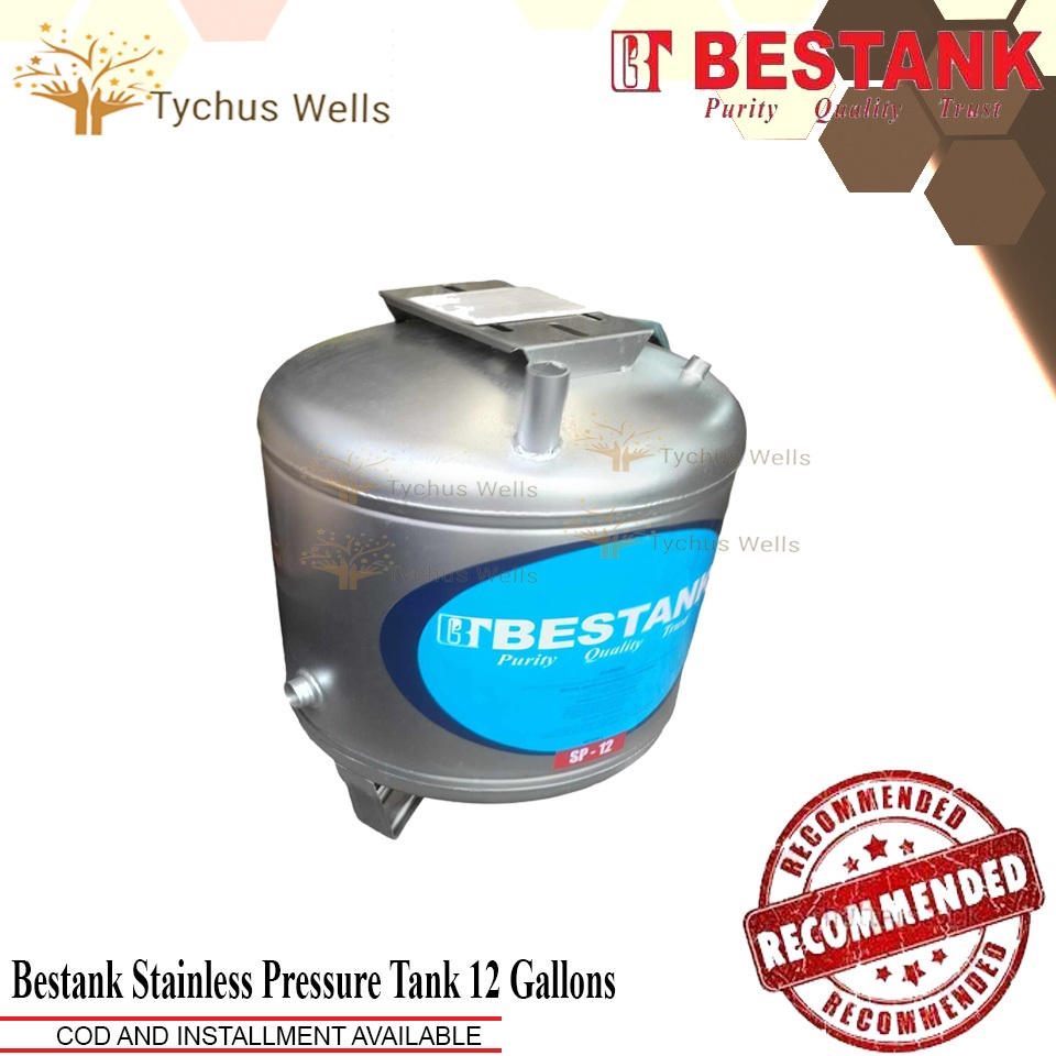 Bestank Original Stainless Pressure Tank 12 Gallons Gals | Shopee ...