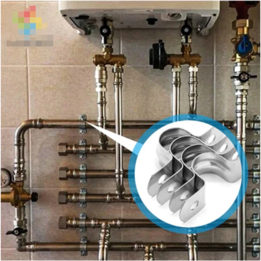 new cod Metal Conduit Clamp GI Clamp 1/2’’,3/4’’,1’’ Single/Double Side ...