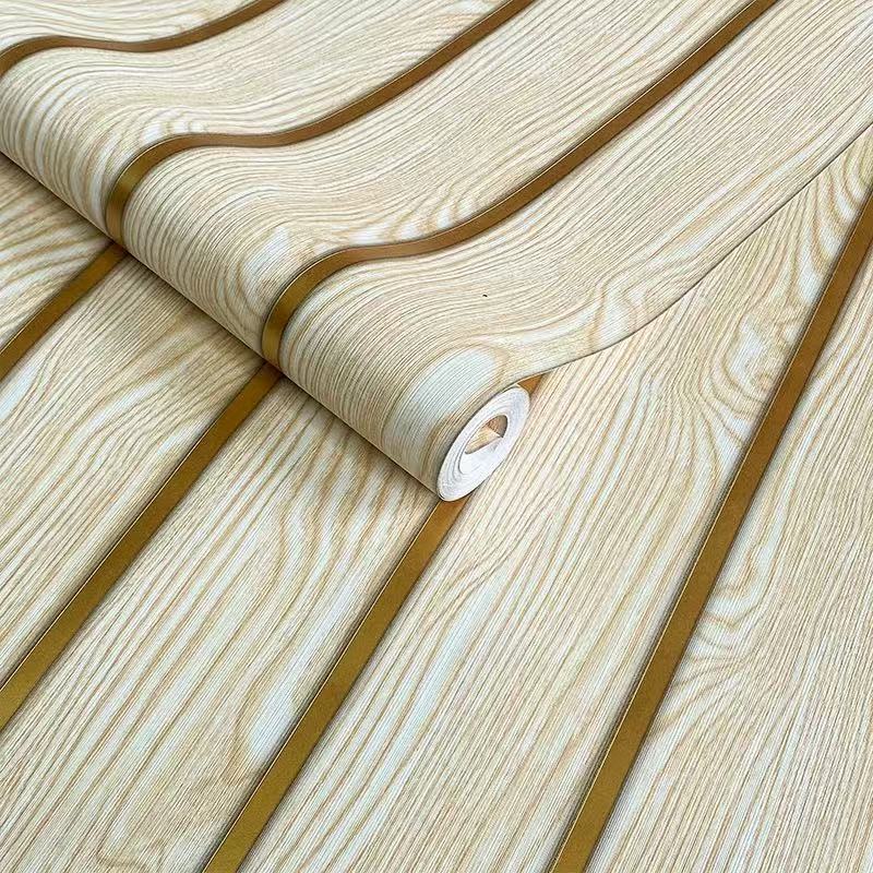 BHW Wallpaper Wood Grain PVC Waterproof Self-Adhesive Wall Paper ...